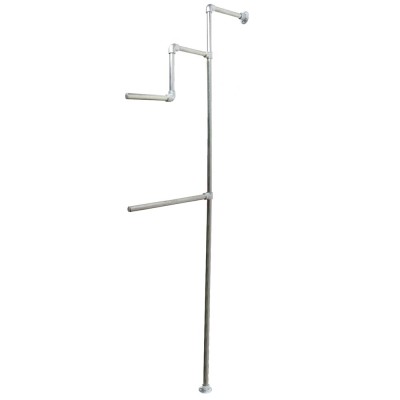 Industria Stepped Arm for tube Galvanised